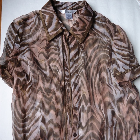 WD.NY | Tops | Size 100 Silk Wdny Blouse | Poshmark